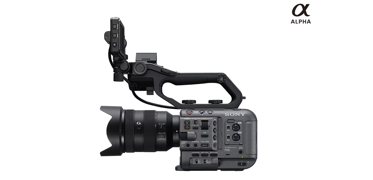 Sony FX6 Cinema Line Full-frame Camera Kit w/ FE 24-105mm F4 G Lens ...